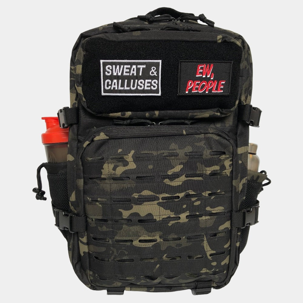 GYM BACKPACK V2 - BLACK CAMO
